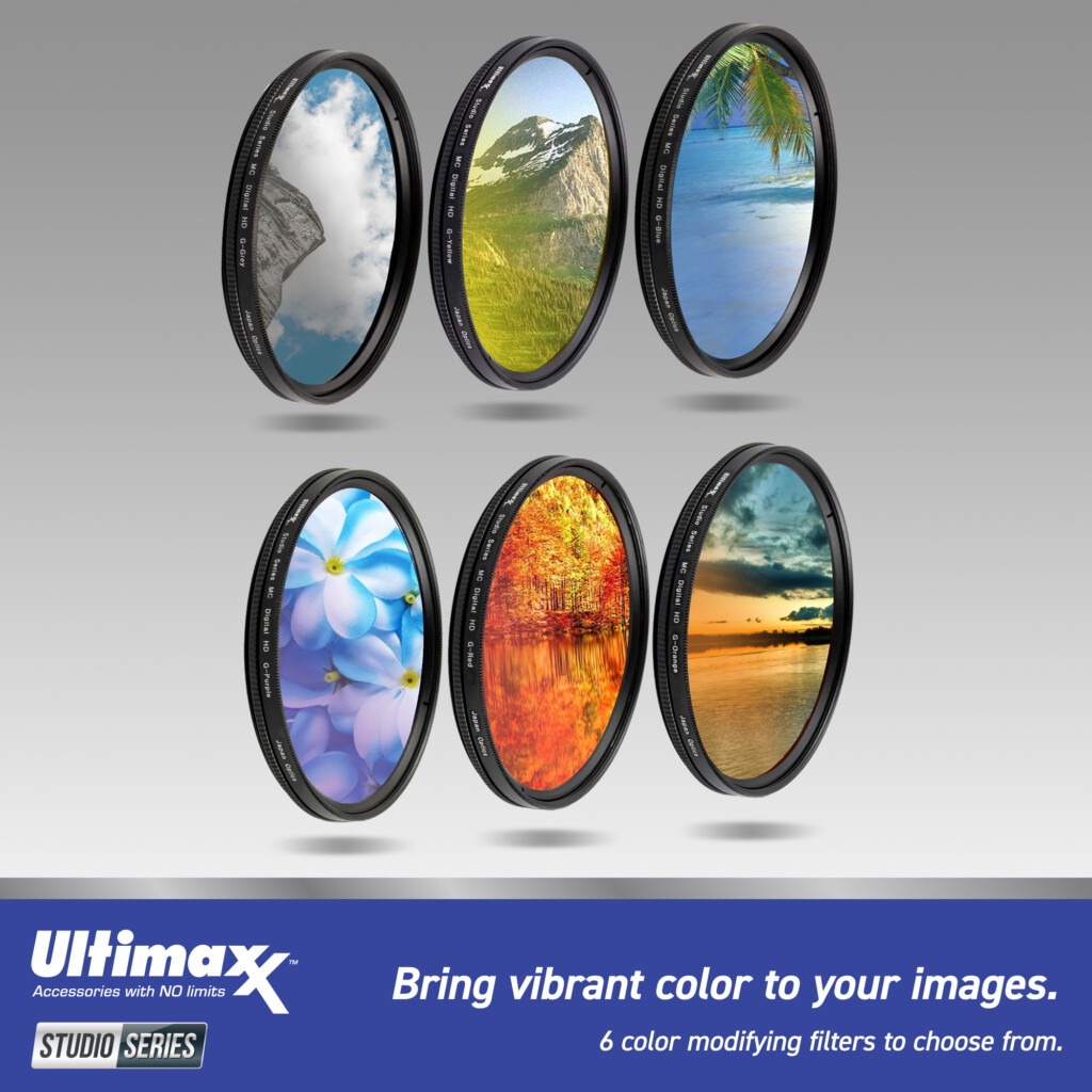 Professional 6PC Gradual Color Filter Set - Ultimaxx