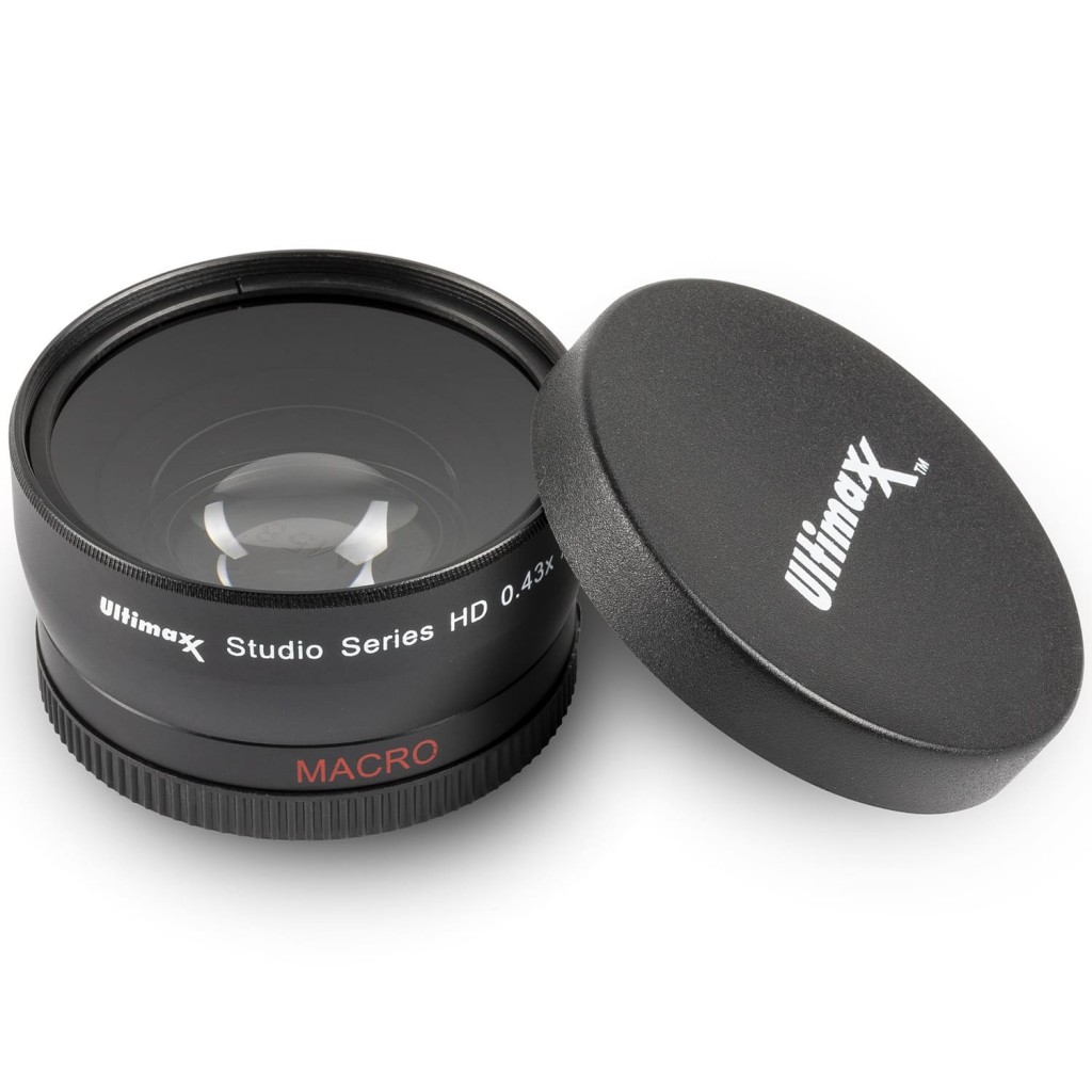 0.43x Wide Angle Macro Lens Attachment (37mm - 72mm) - Ultimaxx