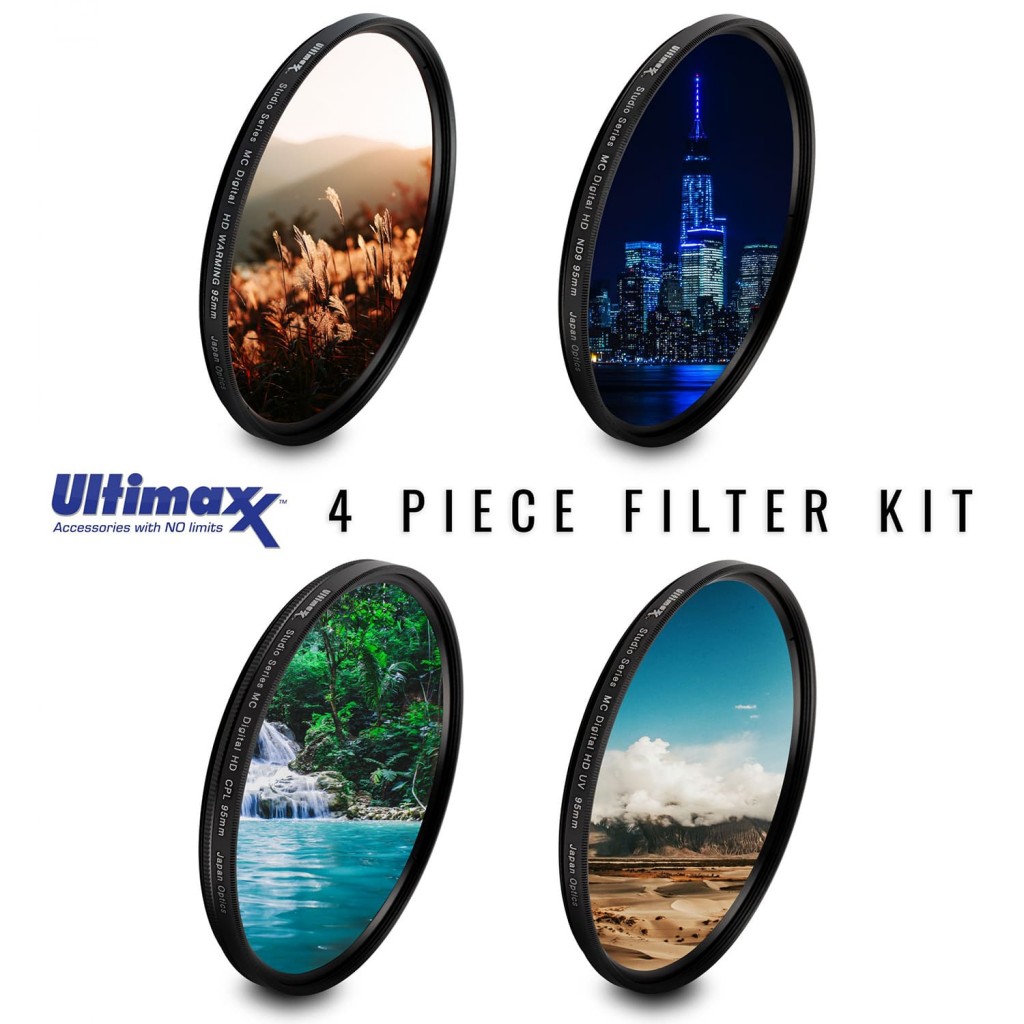 Professional 4PC Multi-Coated Filter Set - Ultimaxx