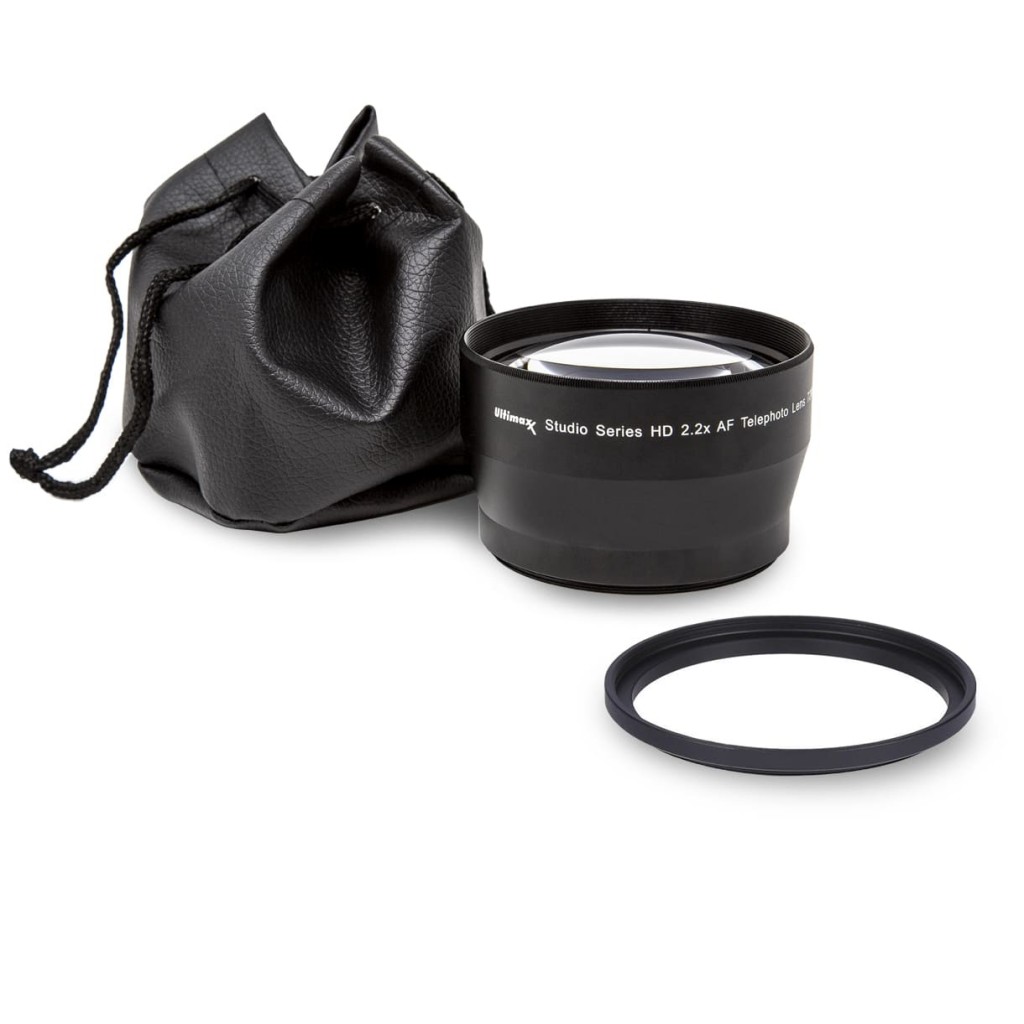 2.2x 67mm Telephoto Lens Attachment with 62/67 Step-Up Ring - Ultimaxx