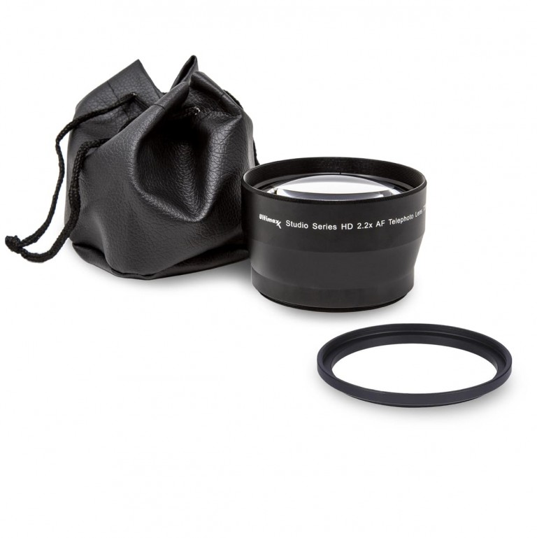 2.2x 67mm Telephoto Lens Attachment with 62/67 Step-Up Ring - Ultimaxx