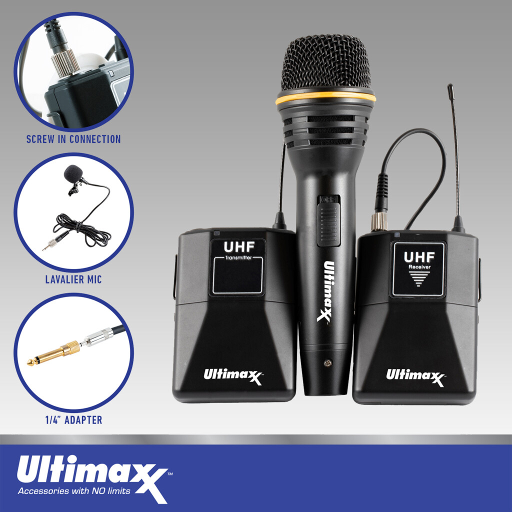 Wireless Lavalier Mic Kit - Ultimaxx