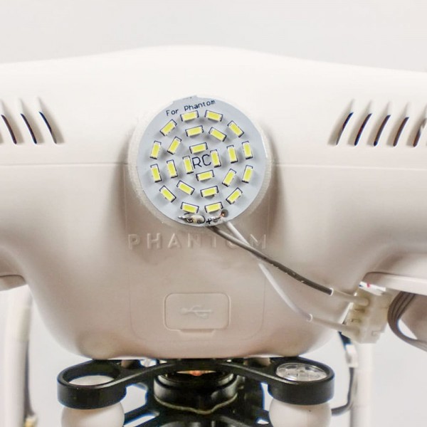 Ultra Bright LED Headlight for DJI Phantom 3 Series Quadcopters - Ultimaxx