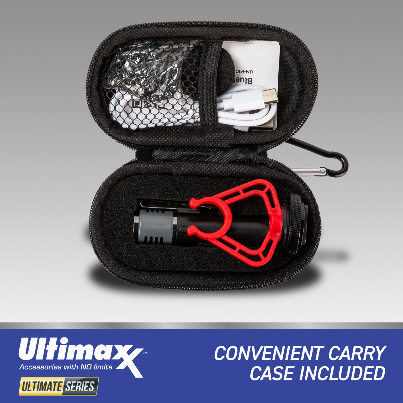 Mini Bluetooth Microphone Kit for iPhone & Android Phones - Ultimaxx